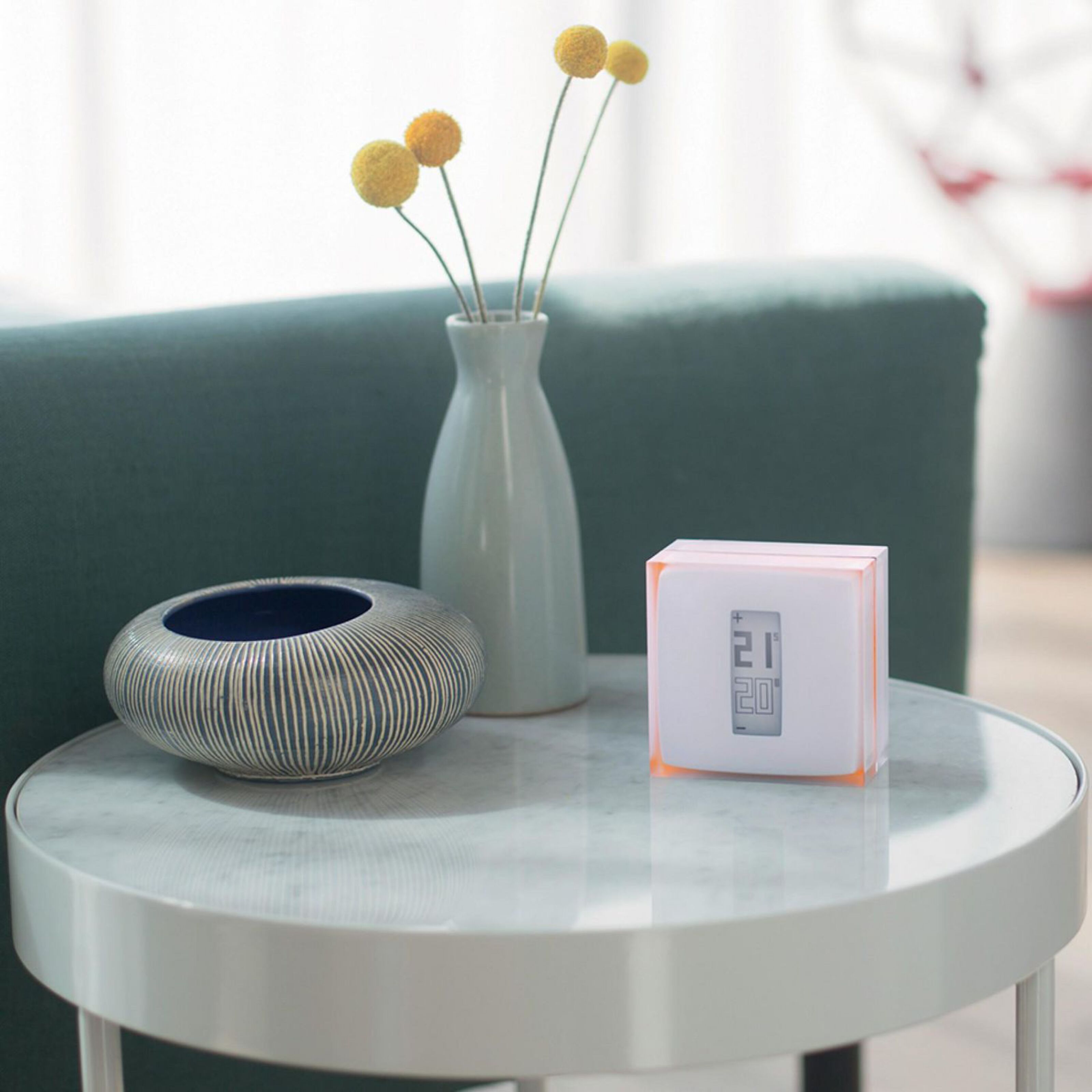 Netatmo Smart Thermostat för värmesystem - Temperaturstyrning | Kjell.com
