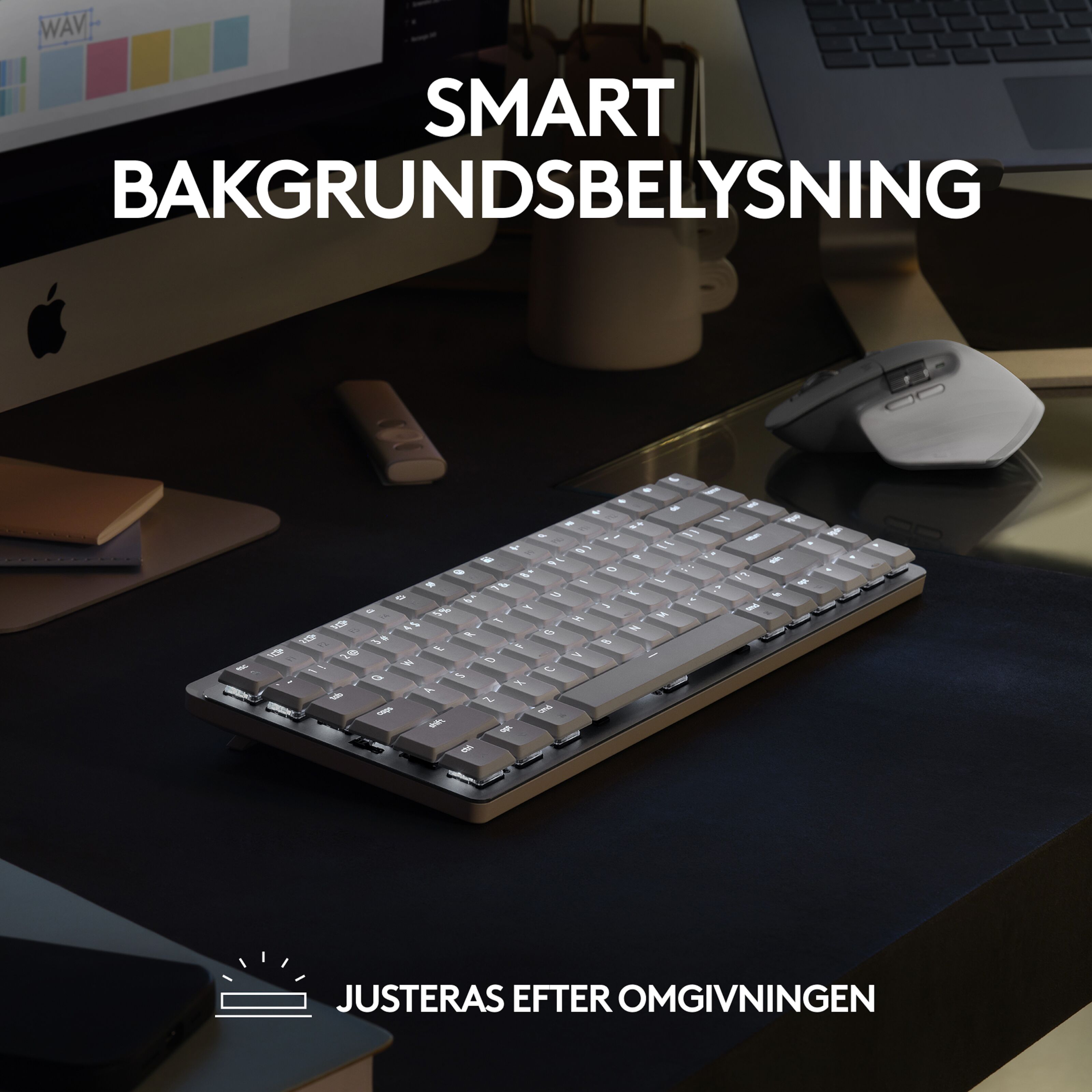 Logitech MX Mechanical Mini för Mac Trådlöst tangentbord - Mekaniska ...