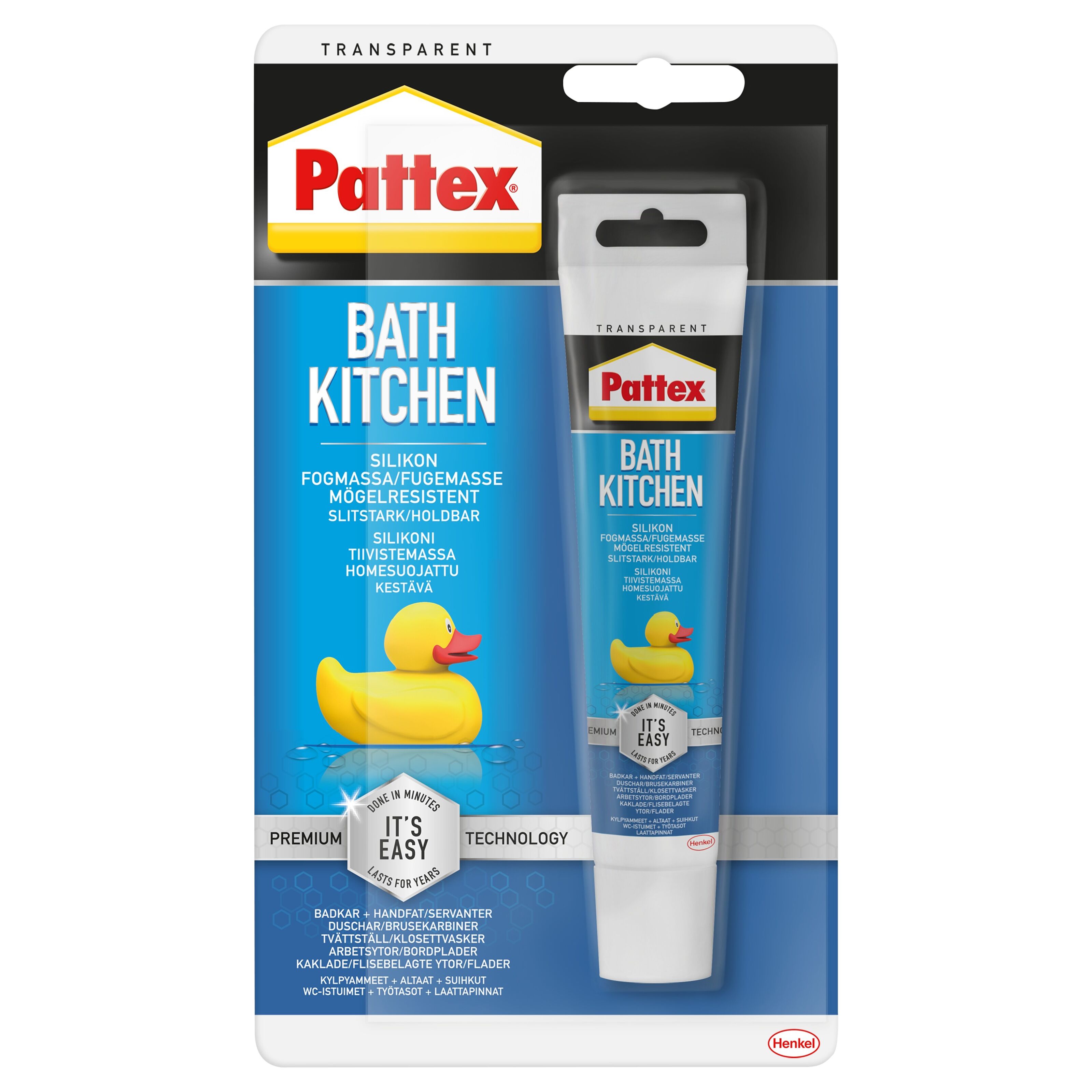 Pattex Silikonfuge for baderom og kjøkken 50 ml - Lim, heftemasse ...