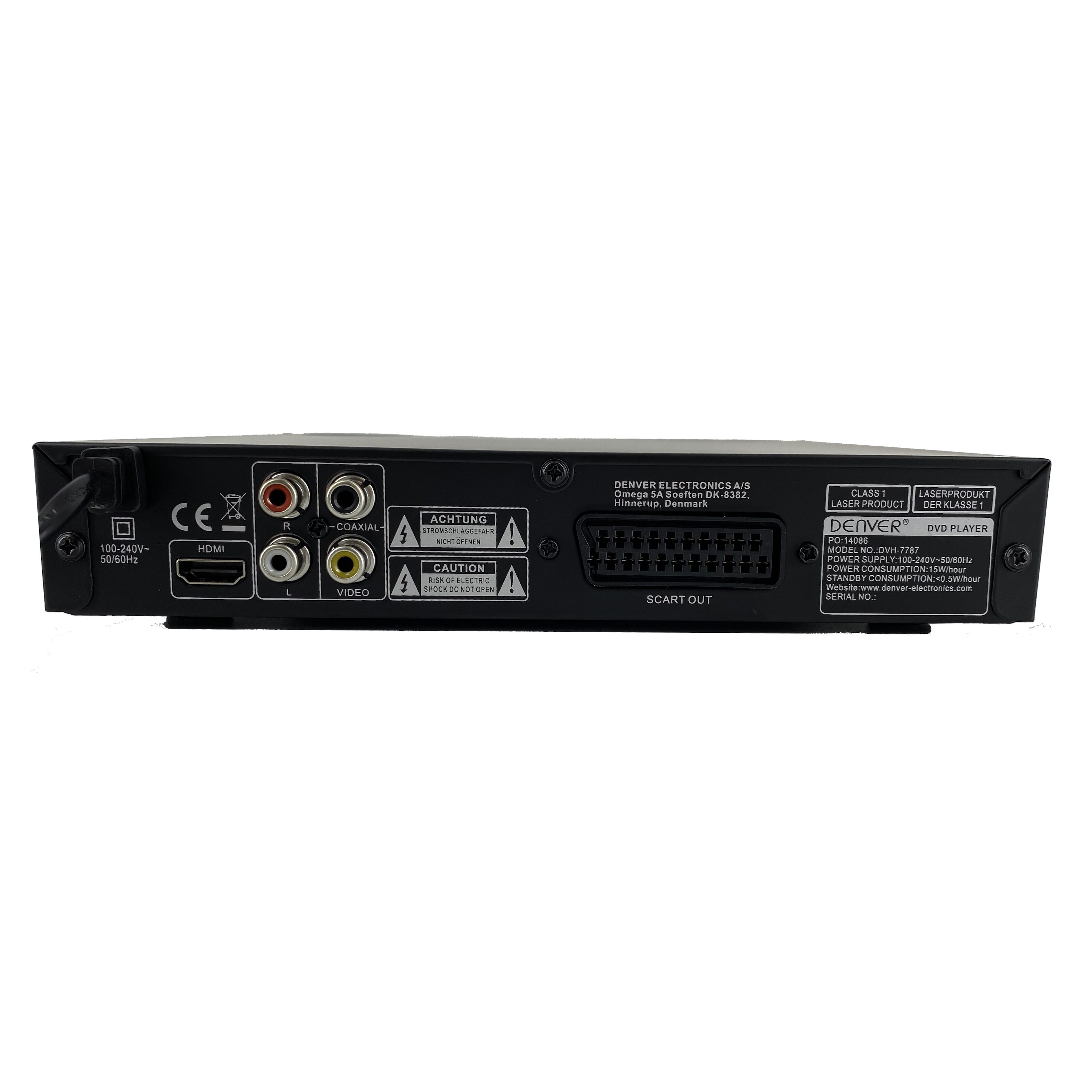 Denver DVD-spelare med Scart och HDMI - DVD-spelare | Kjell.com