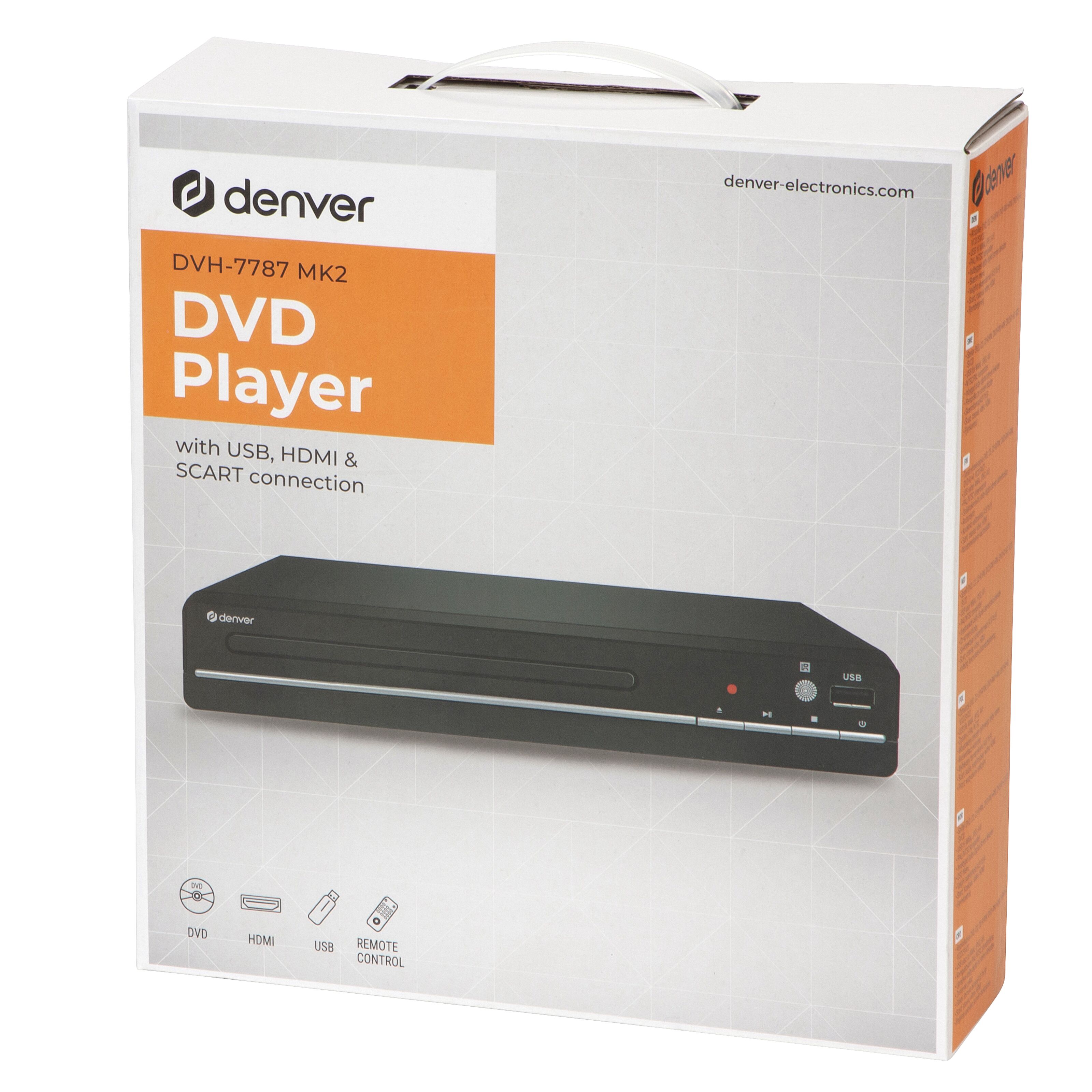 Denver DVD-spelare med Scart och HDMI - DVD-spelare | Kjell.com