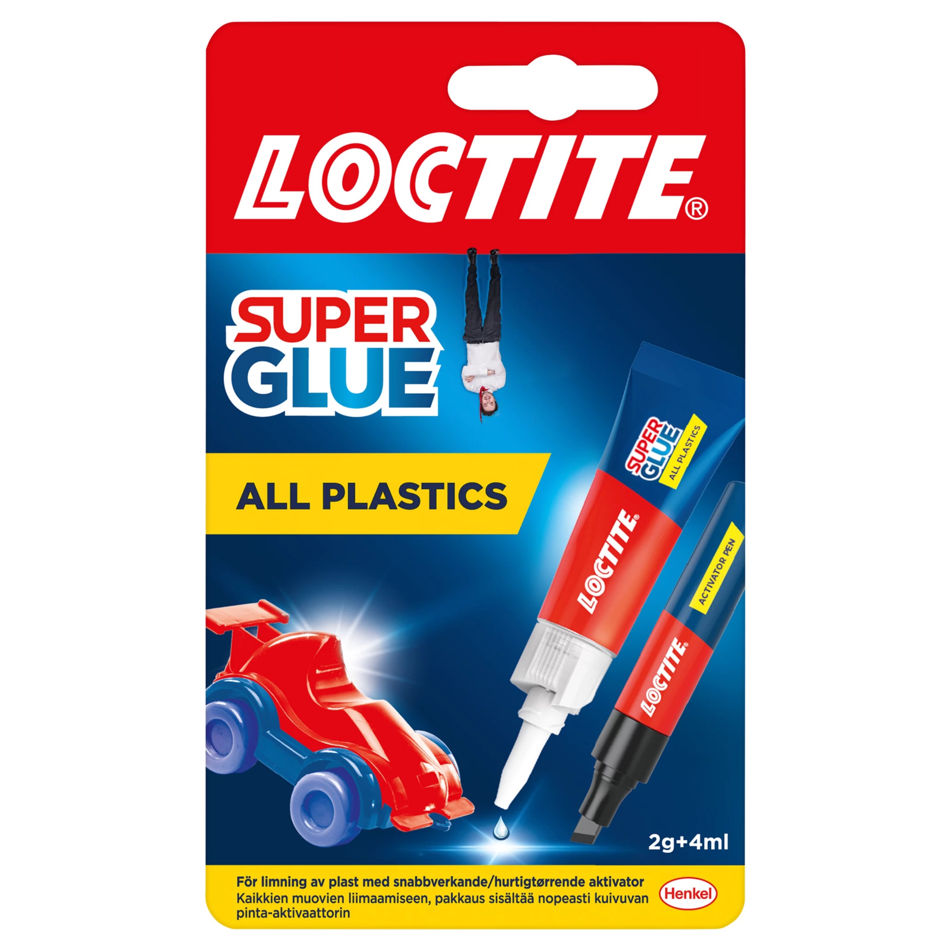 Loctite Super Glue All Plastics Lim - Lim, häftmassa | Kjell & Company