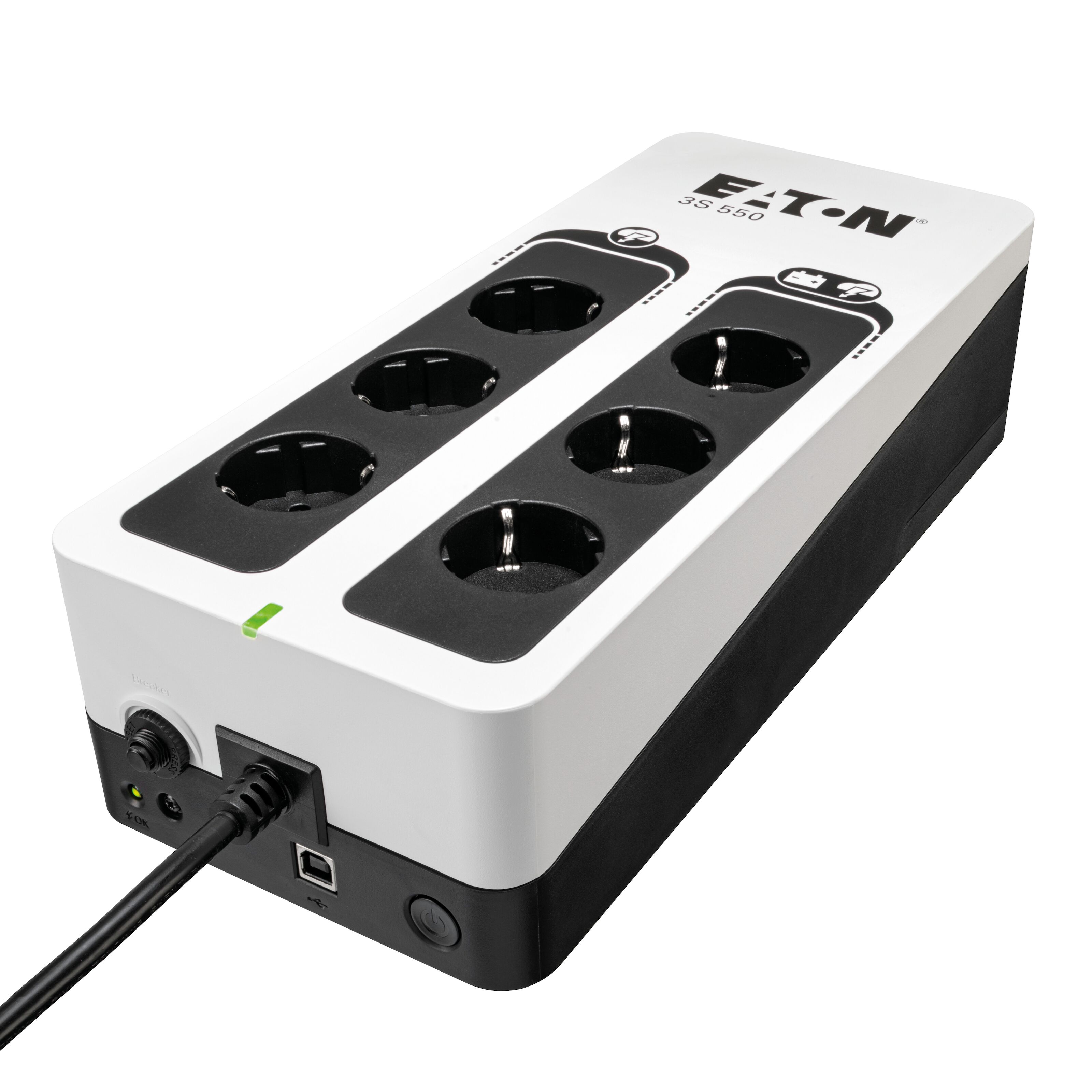 Eaton 3S 550 UPS 6 uttak - UPS | Kjell & Company