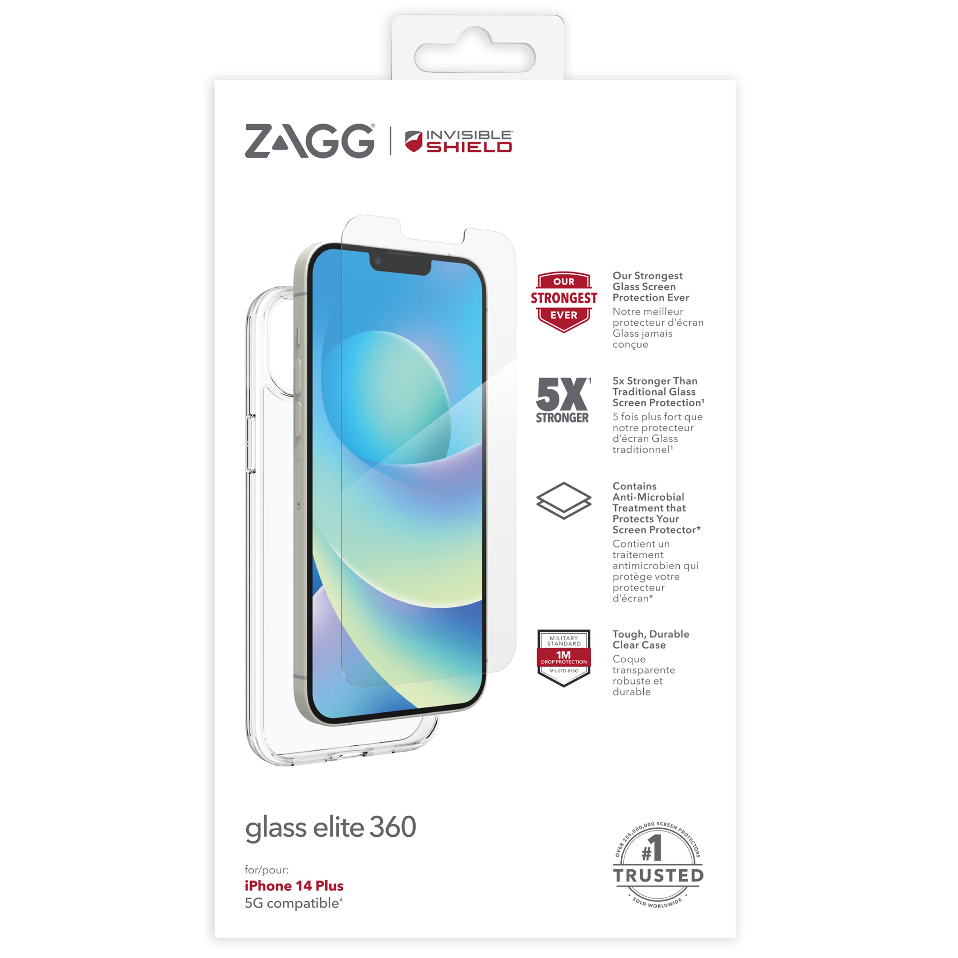 Invisible Shield Glass Elite 360 för iPhone 13 Pro Max och 14 Plus ...