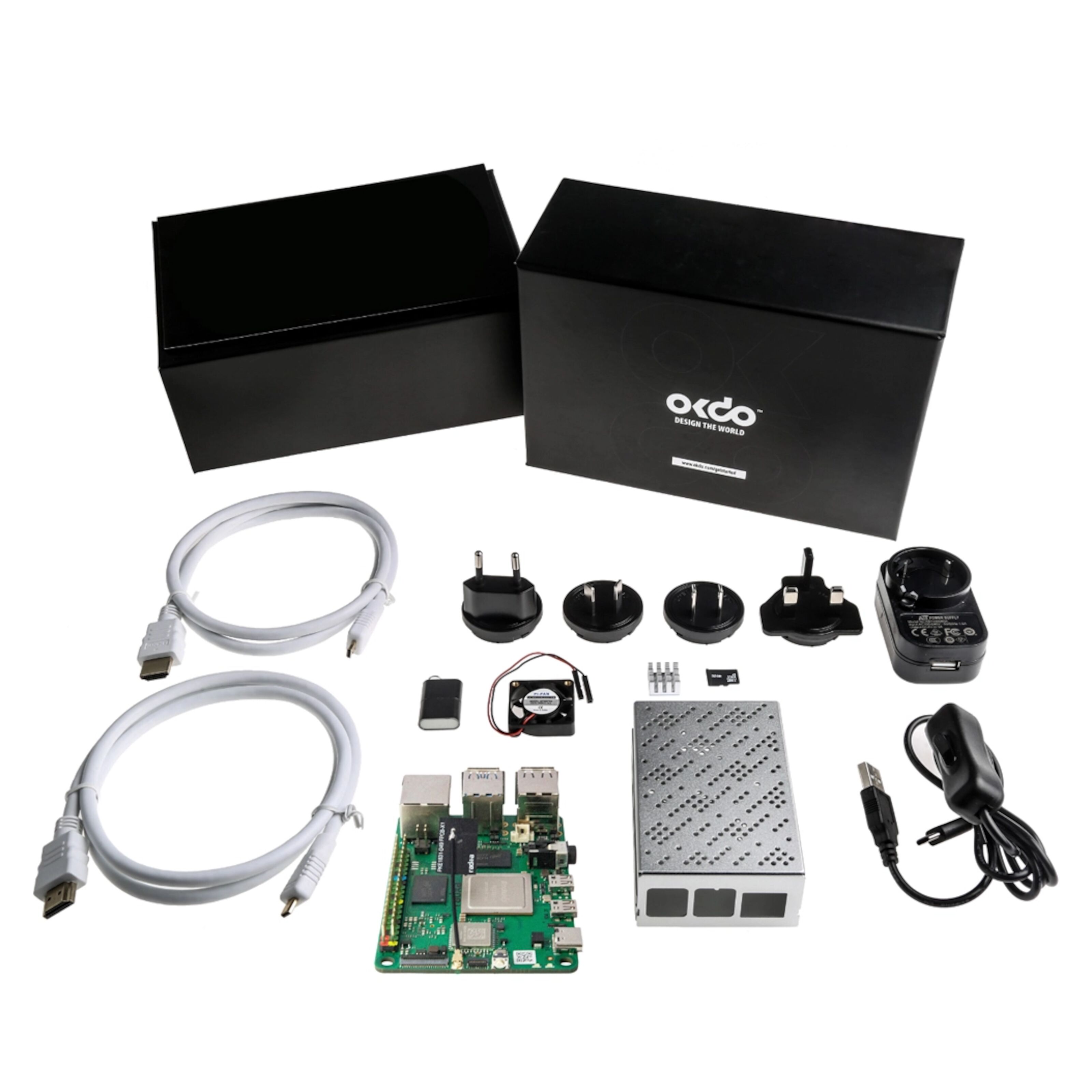 OKdo Radxa Rock 4C+ Innovation kit 4 GB RAM - Enkortsdator | Kjell ...