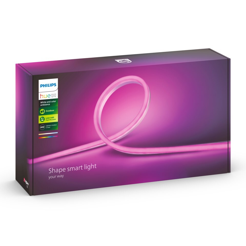 Philips Hue Lightstrip Outdoor RGB LED-list 5 m - Smart belysning ... Philips Hue Lightstrip Outdoor RGB LED-list 5 m - Smart belysning ...