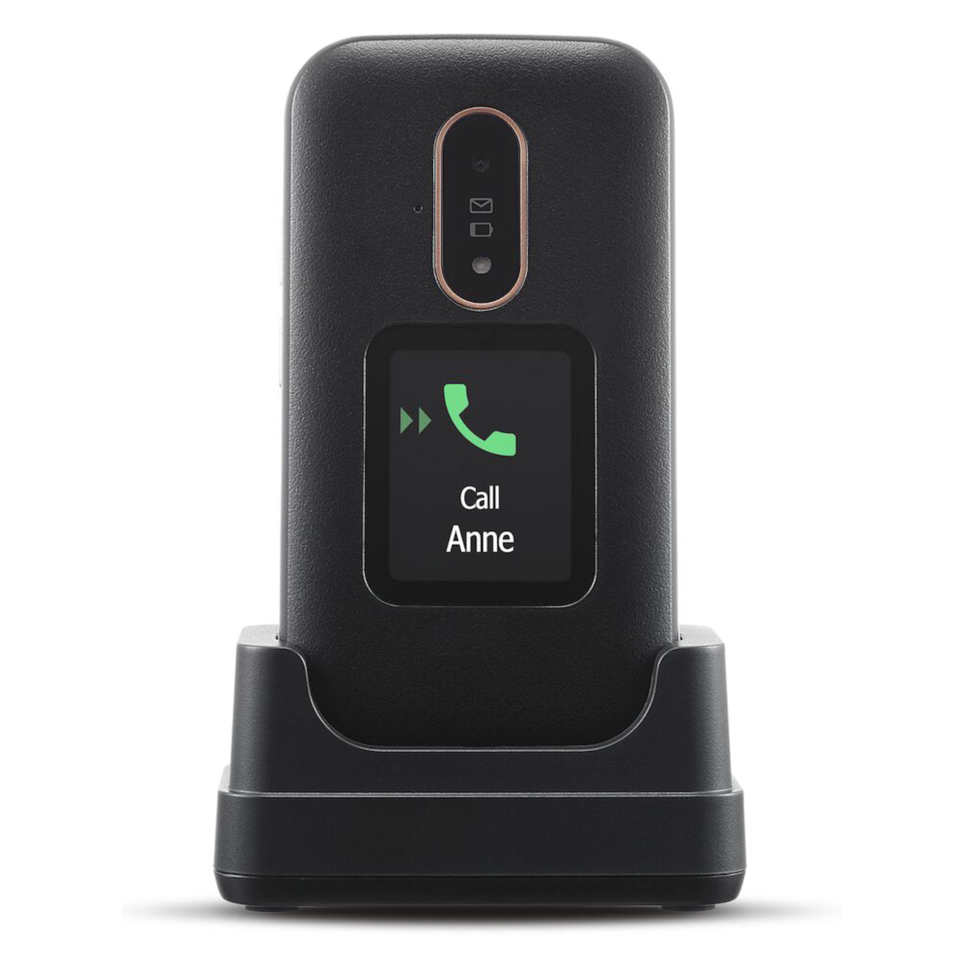 Doro 6881 Mobiltelefon med to skjermer - Doro mobiltelefoner | Kjell.com