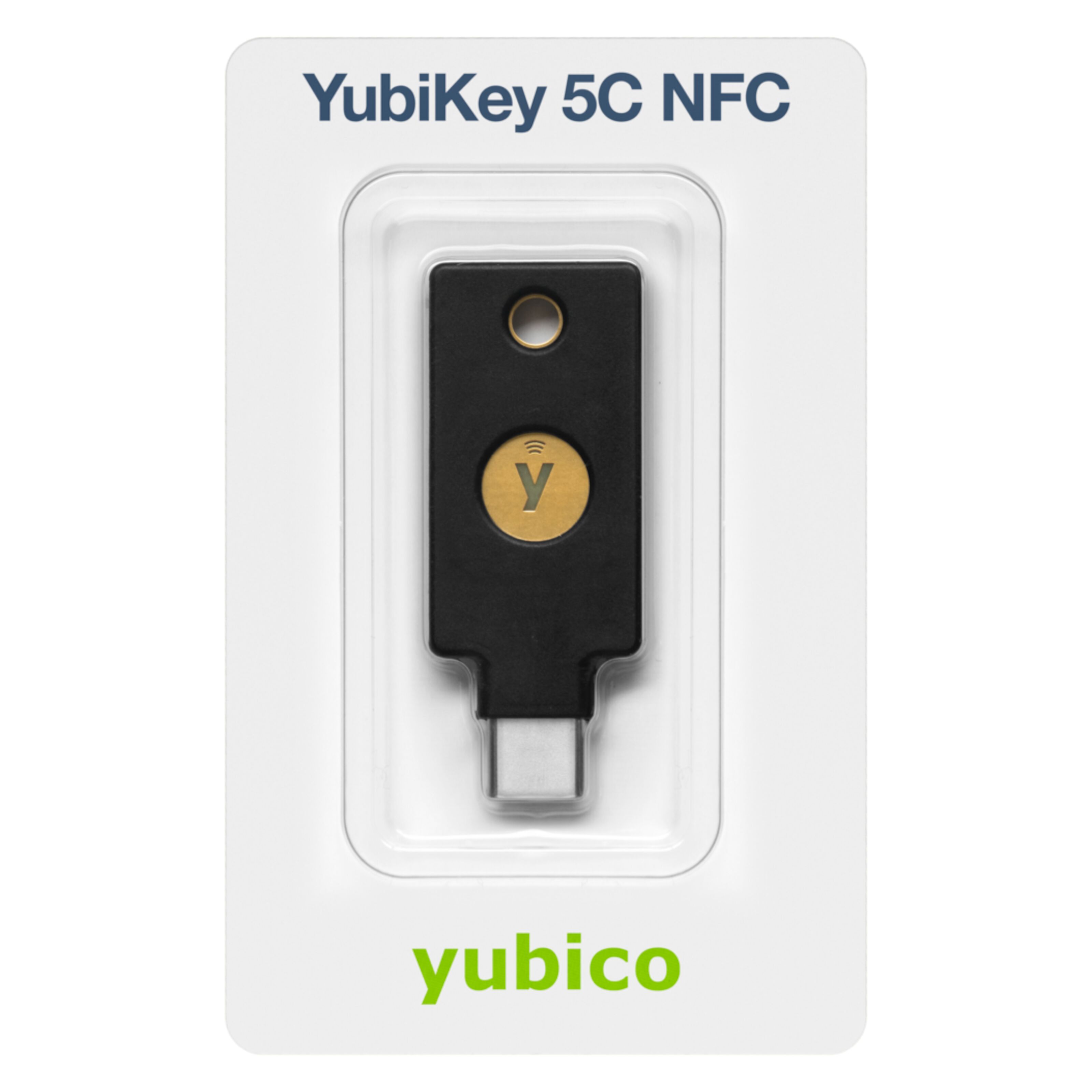 Yubico YubiKey 5C NFC Sikkerhetsnøkkel med USB-C - Sikkerhetsnøkler ...