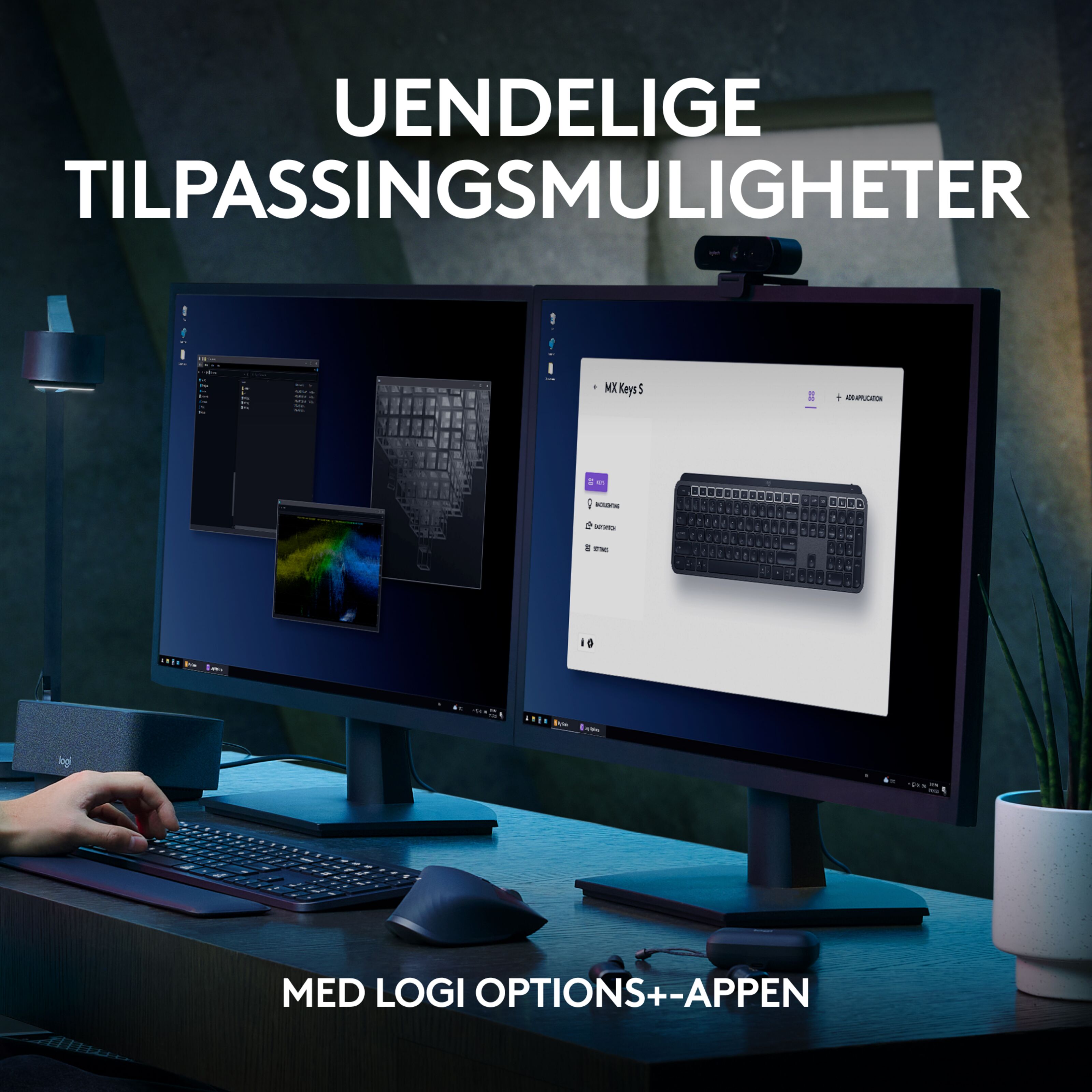 Logitech MX Keys S Trådløst tastatur - Trådløse tastatur | Kjell.com
