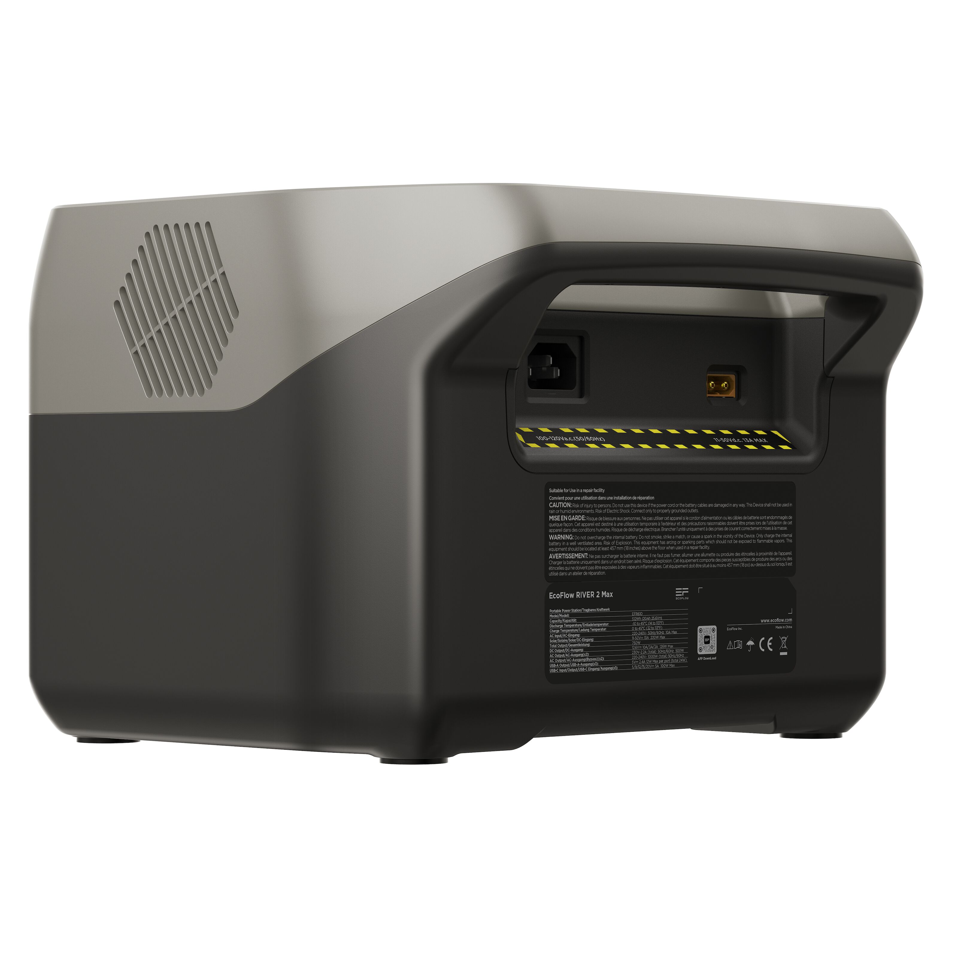 EcoFlow River 2 Max Portabel kraftstation 512 Wh - Powerstations ...