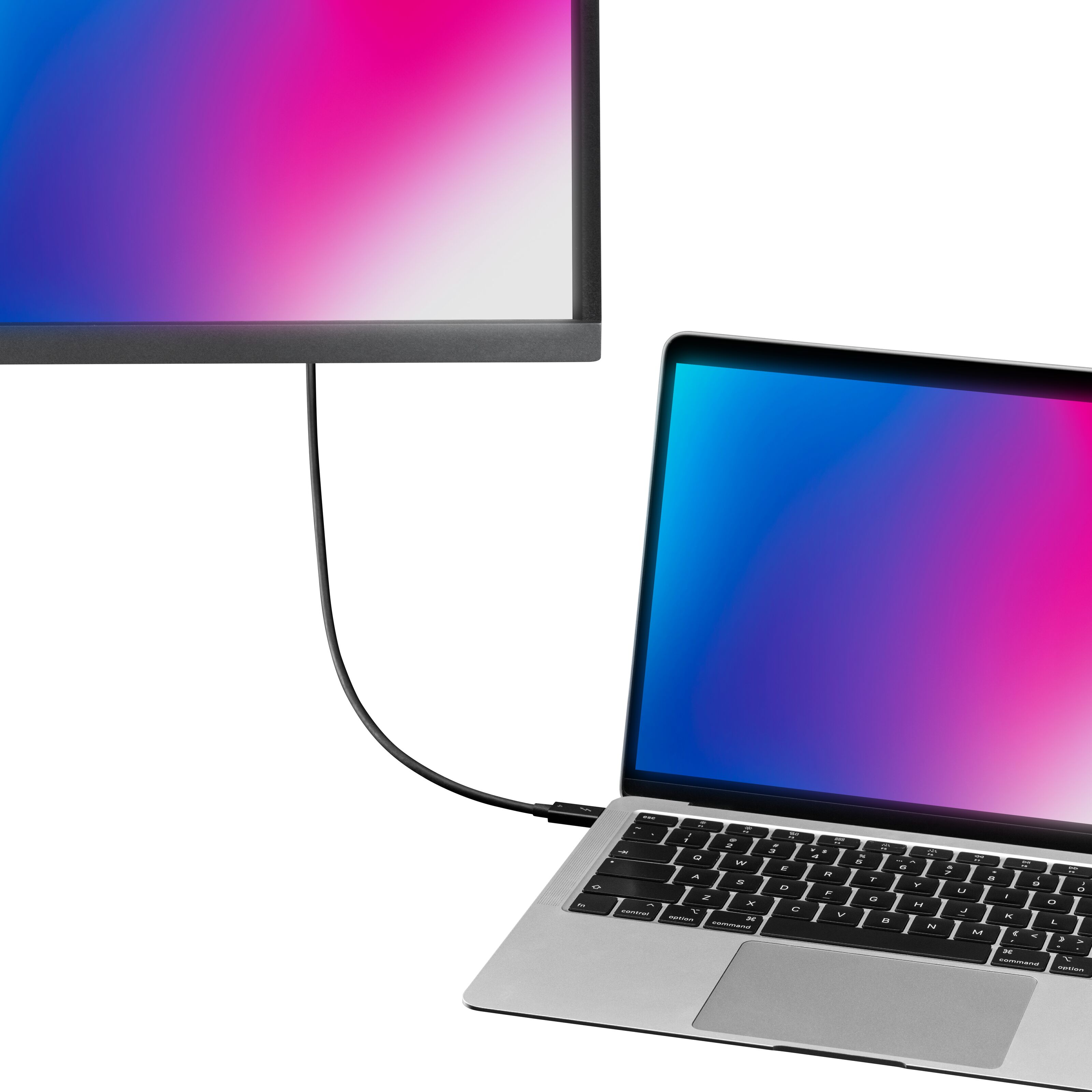 Plexgear Thunderbolt 4 USB-C-kabel 70 cm - Thunderbolt | Kjell.com