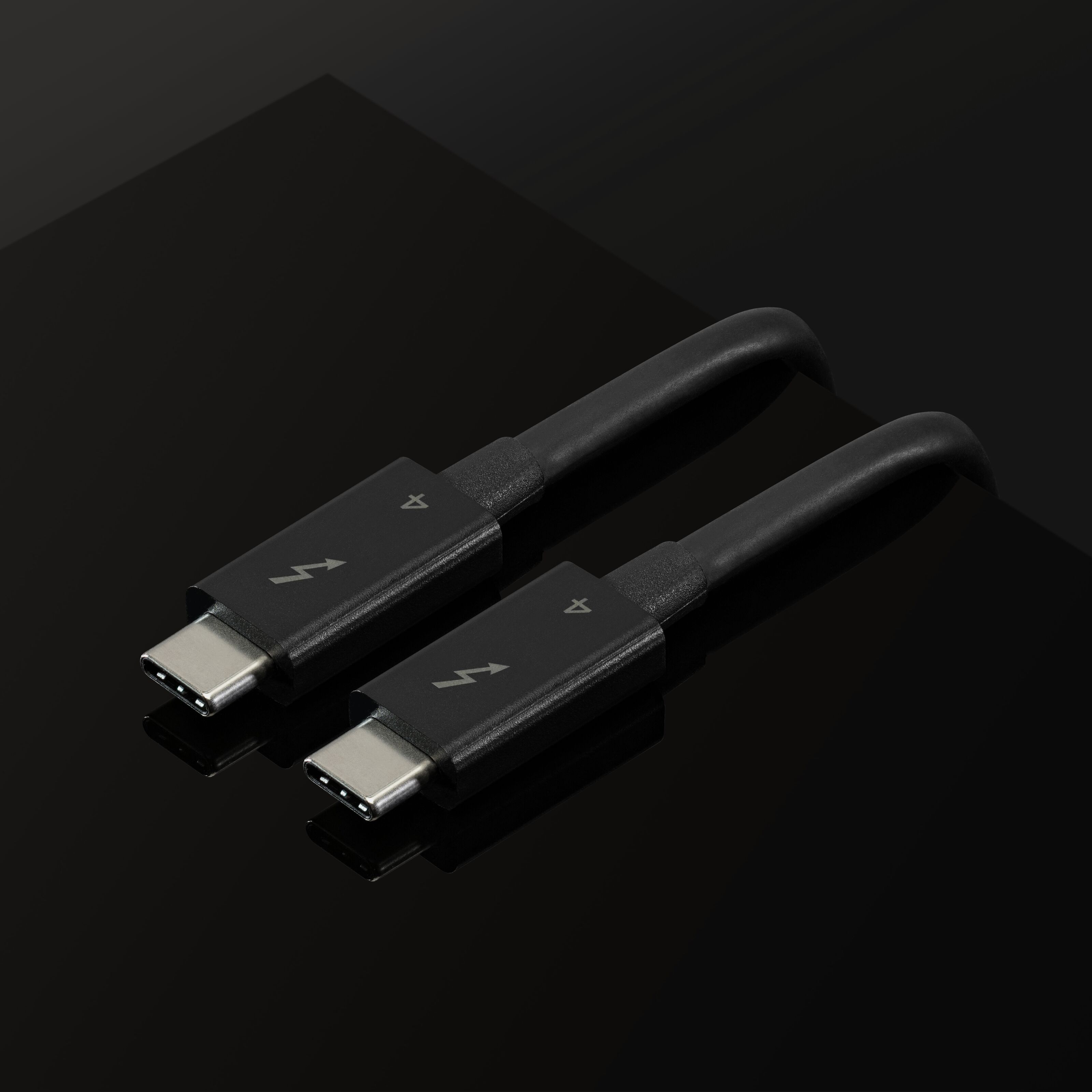 Plexgear Thunderbolt 4 USB-C-kabel 70 cm - Thunderbolt | Kjell.com