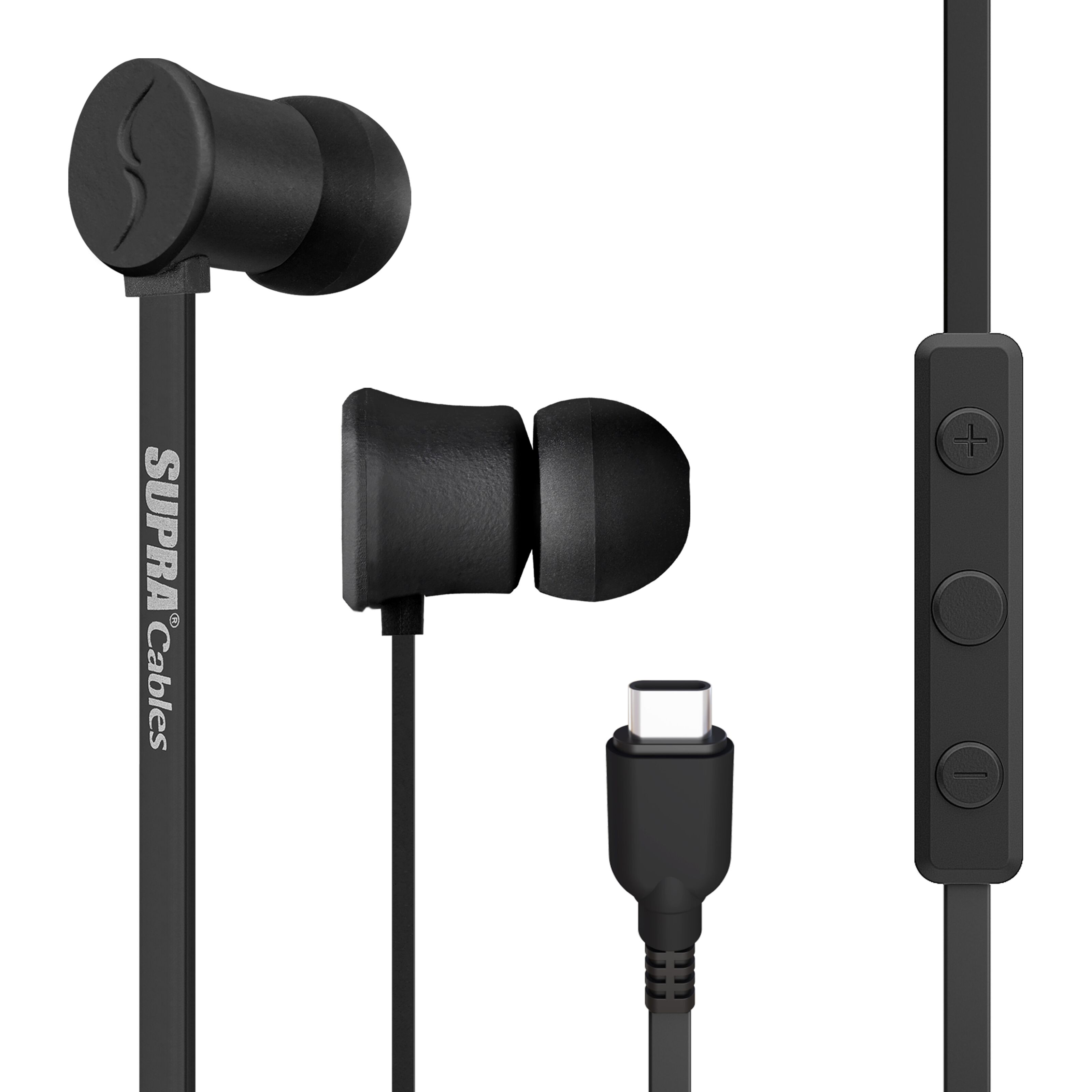 Supra Nero Headset med USB-C - In-ear hörlurar | Kjell & Company