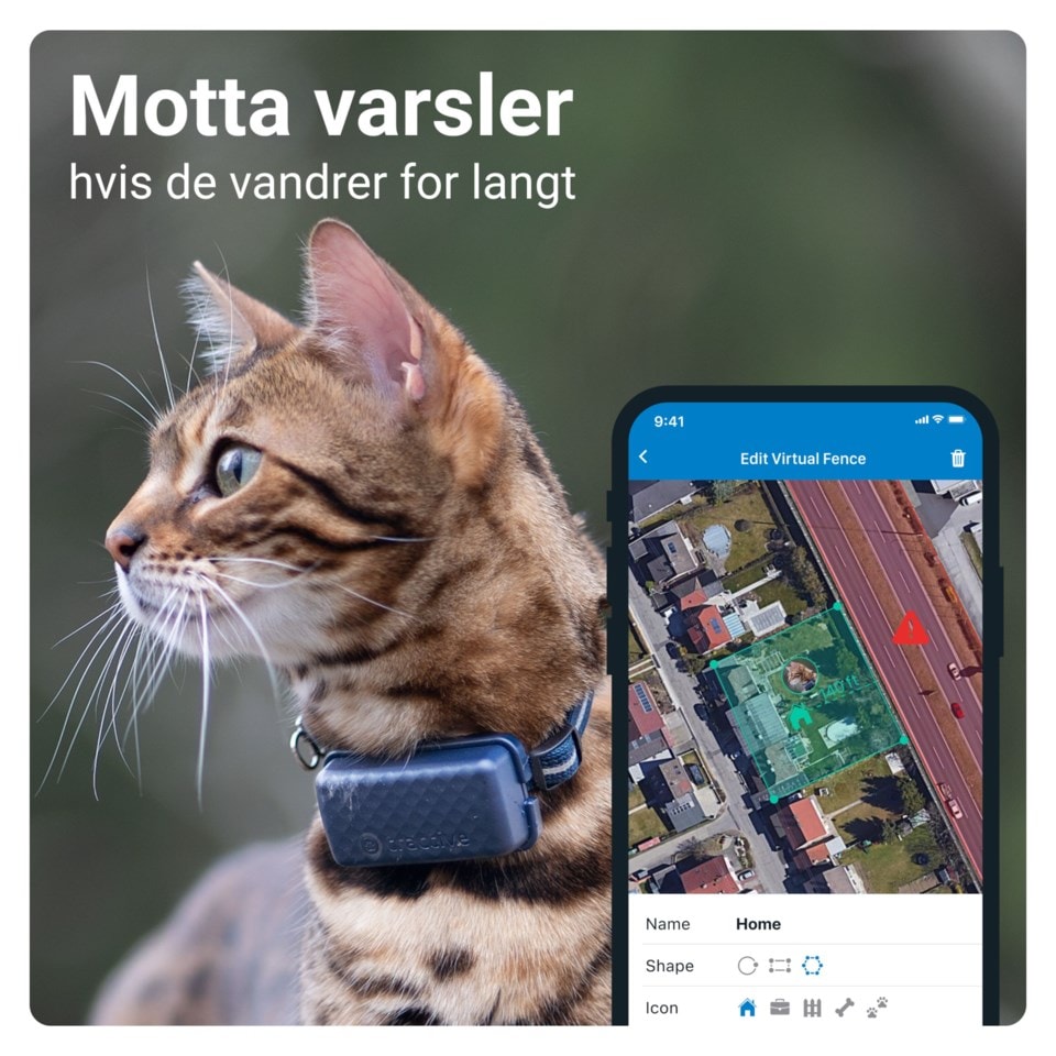Tractive CAT Mini GPS-sporingsbrikke for katt - GPS-tracker | Kjell.com Tractive CAT Mini GPS-sporingsbrikke for katt - GPS-tracker | Kjell.com