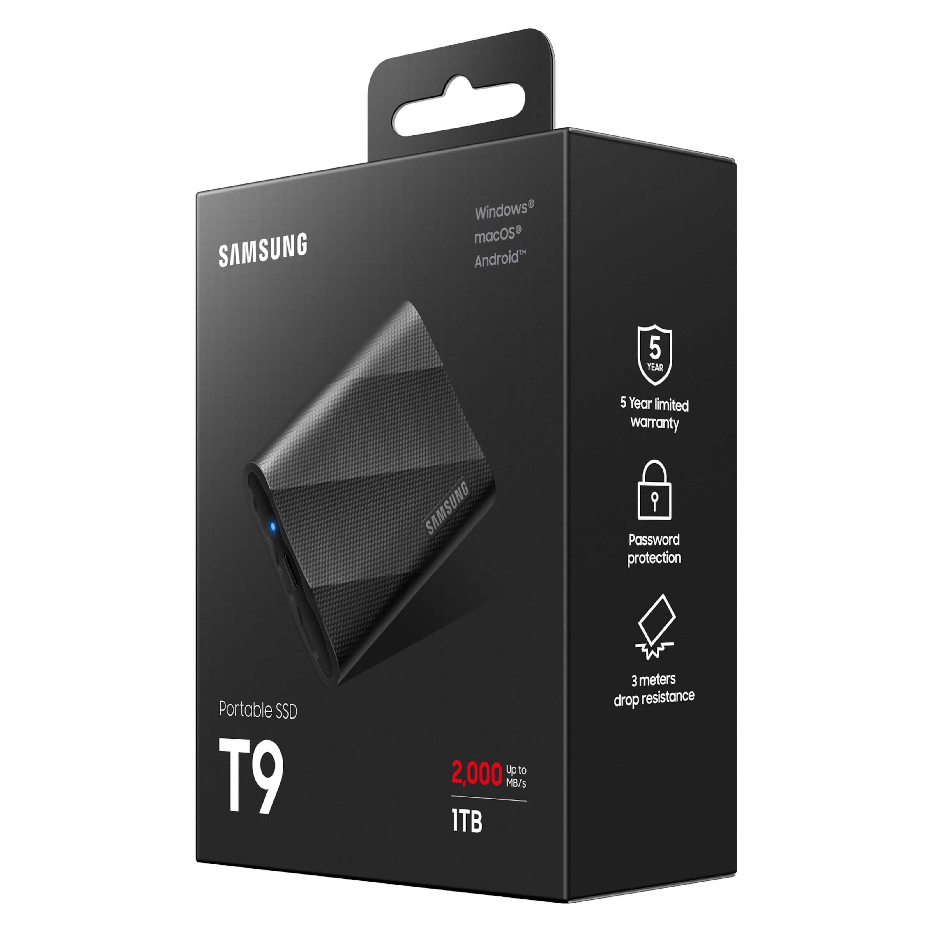 Samsung T9 Extern SSD-disk - Externa hårddiskar | Kjell.com