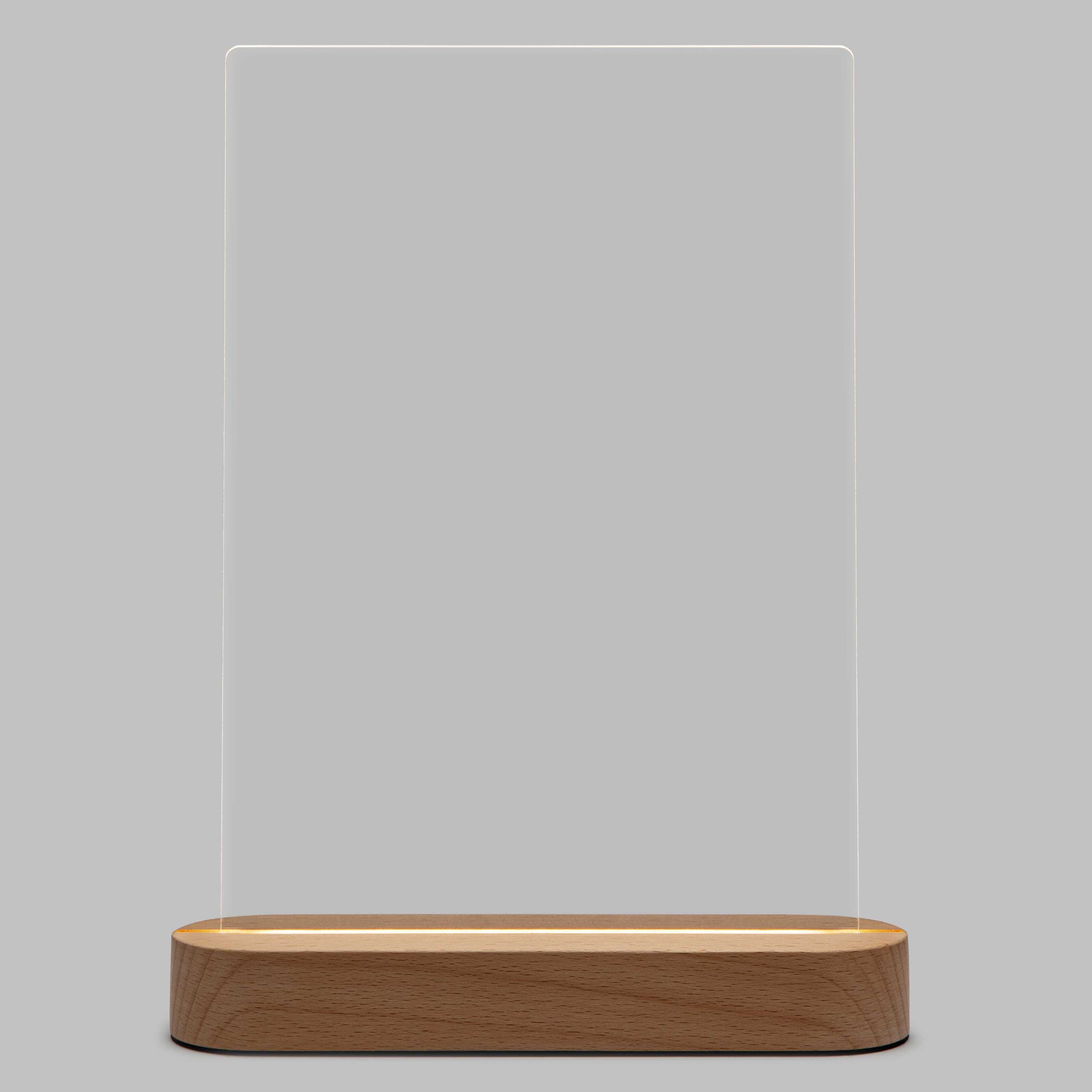 Luxorparts Akryl-LED-tavla för meddelanden och teckningar Stor ...