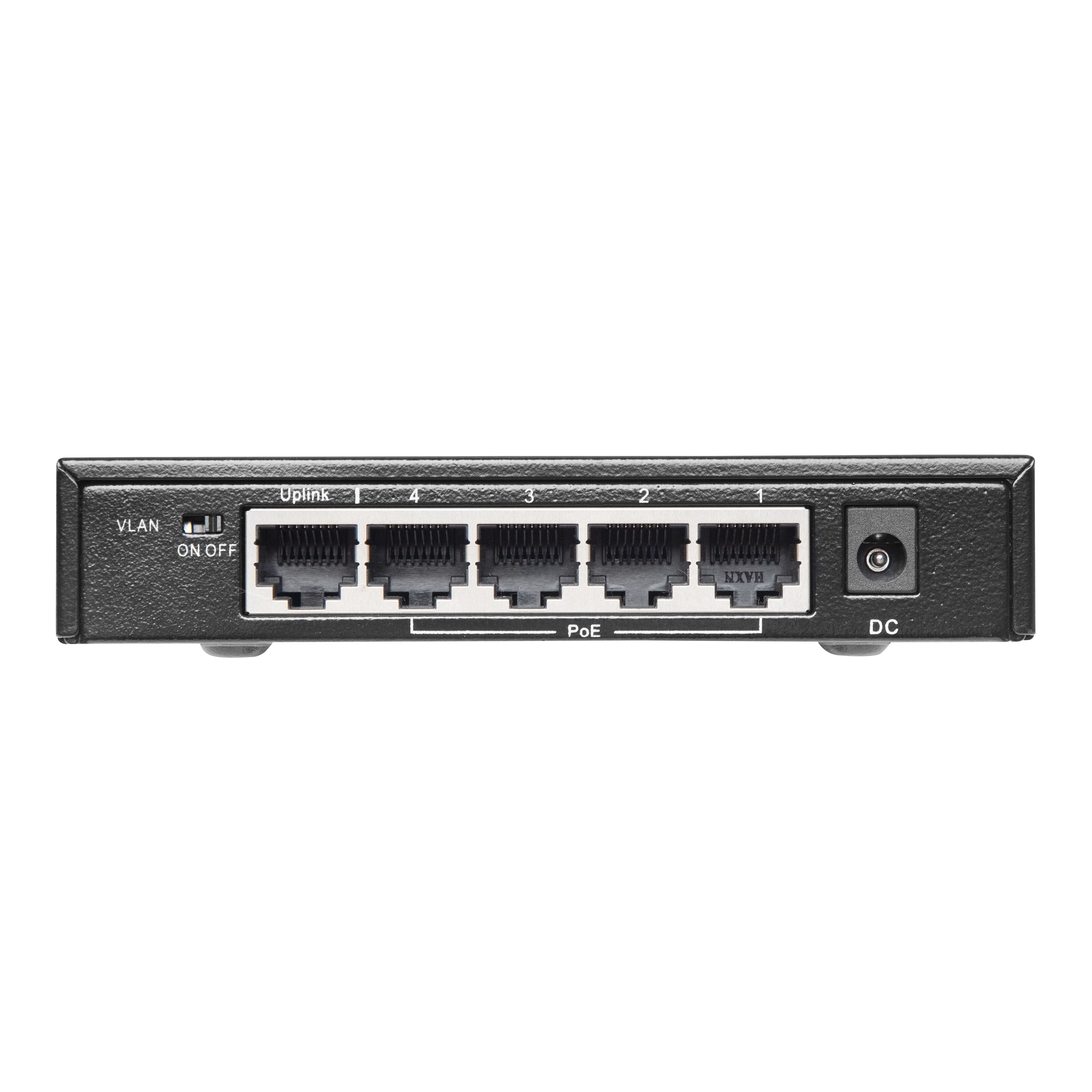 Plexgear Gigabitswitch med POE+ 5-portar - Switchar | Kjell & Company