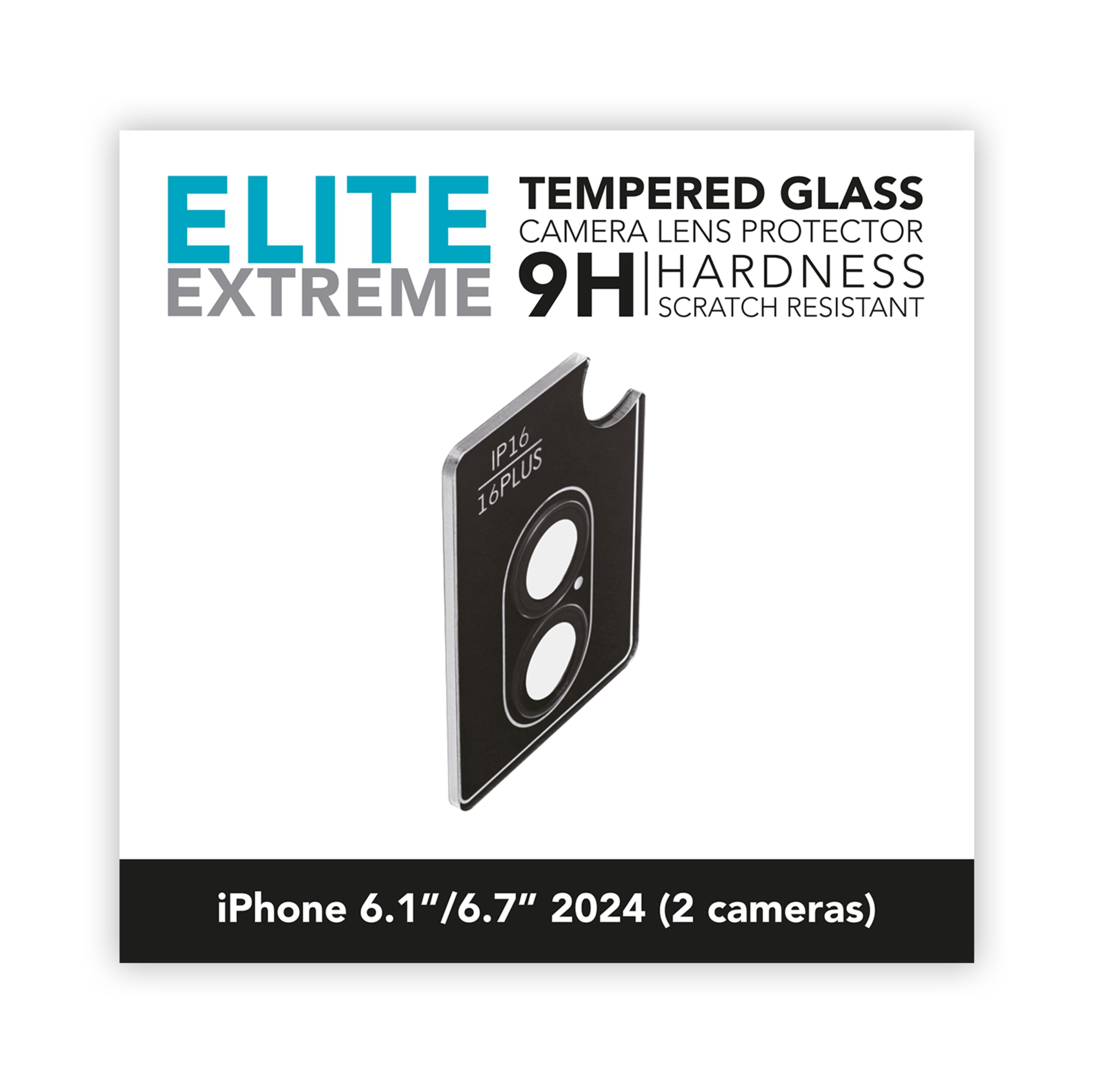 Linocell Elite Extreme Skydd för kameralinsen på iPhone 16 och 16 Plus ...