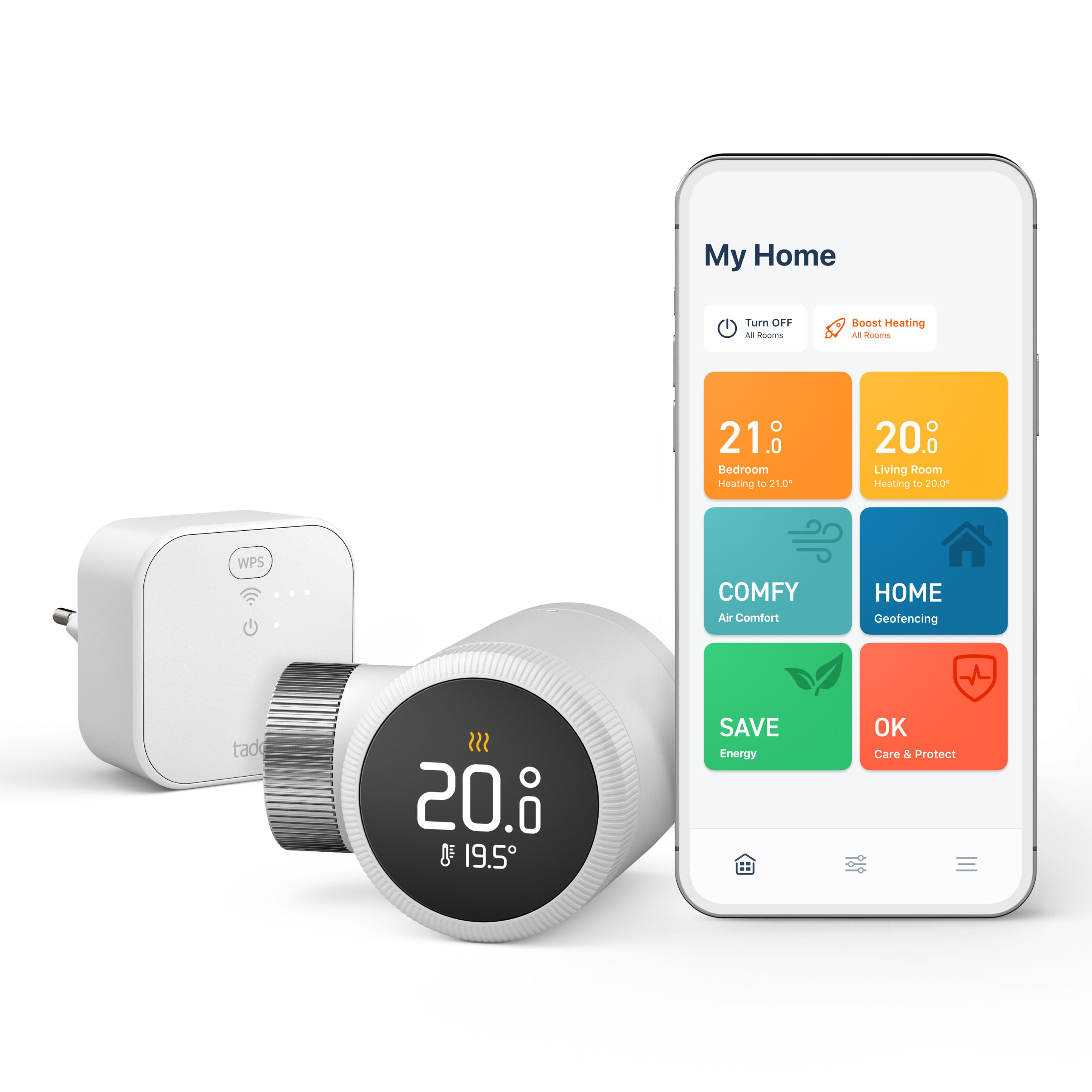 tado Smart Radiator Thermostat x Startpakke - Smarte termostater for ...