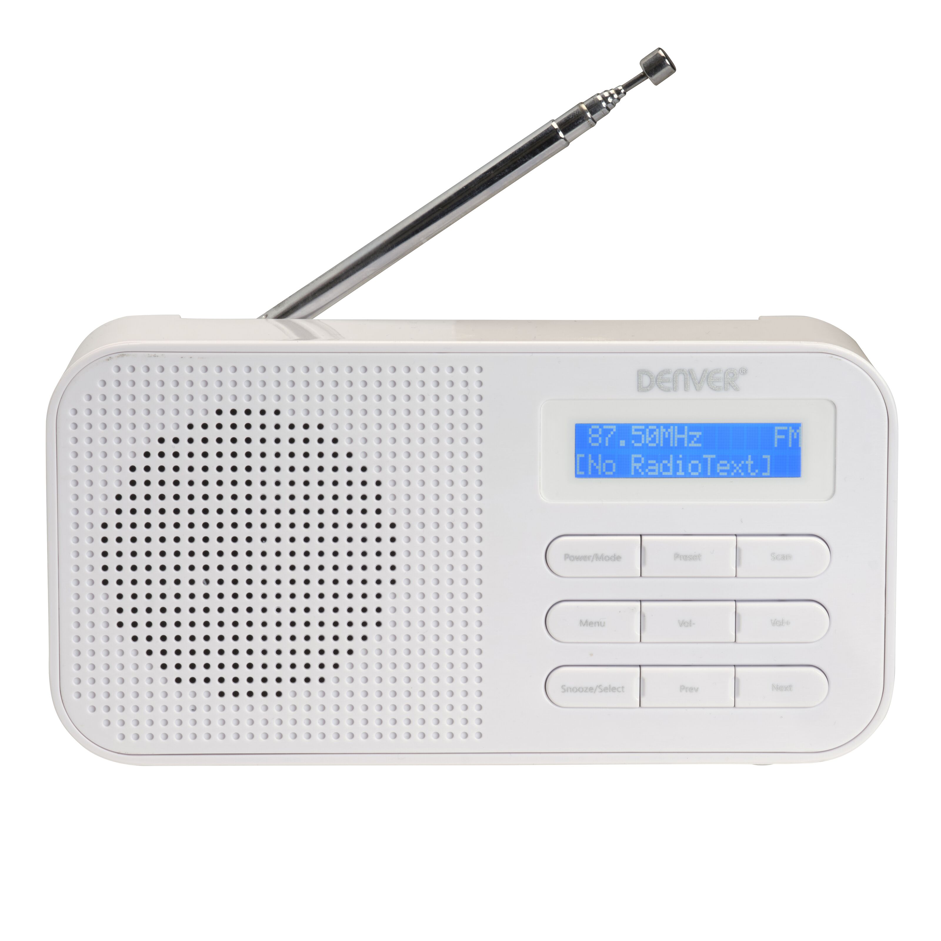 Denver FM-radio Vit - FM-radio | Kjell & Company